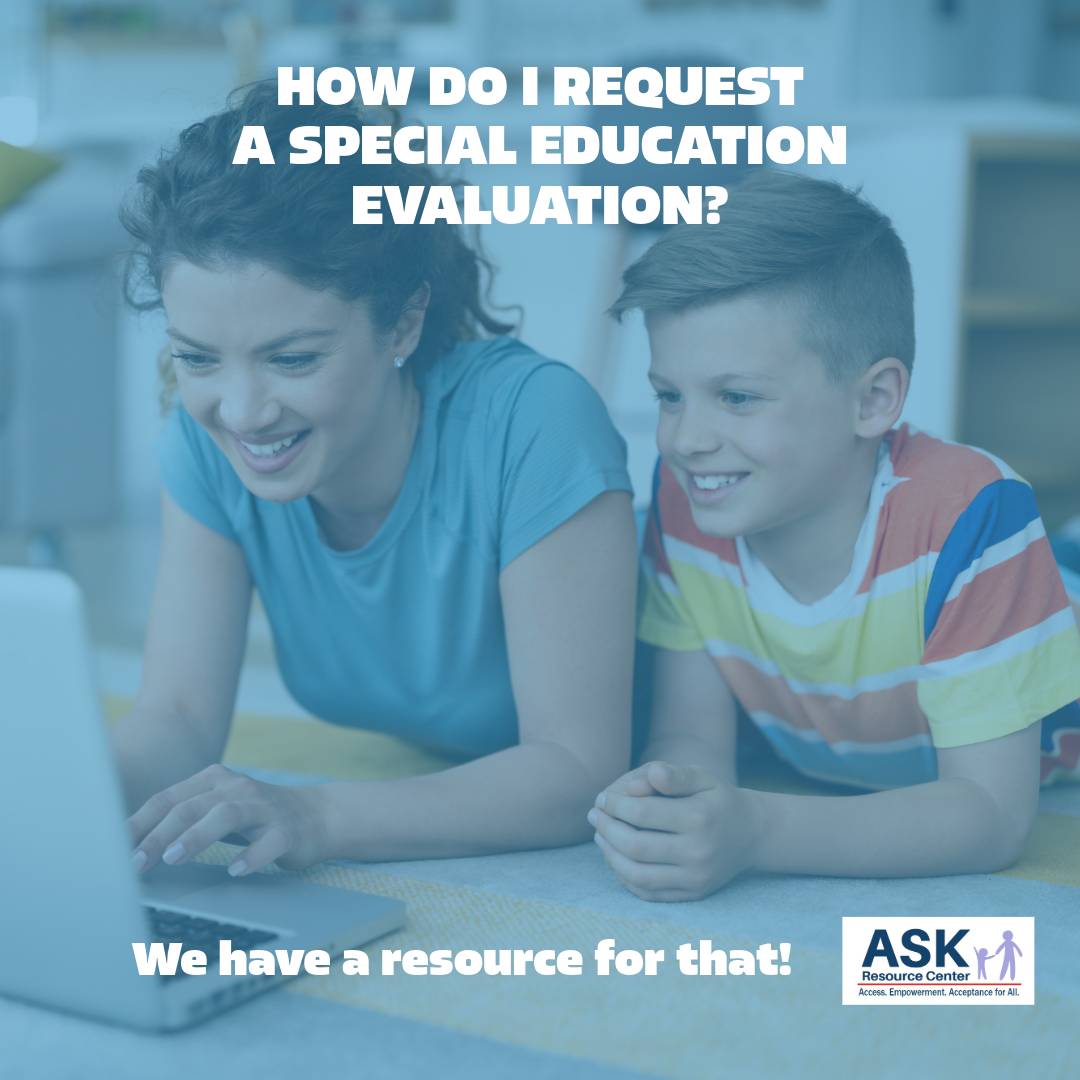 Sample Letter: Requesting Special Education Evaluation | ASK